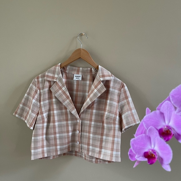 Aritzia | Other | Nwt Aritzia Plaid Matching Set Skirt And Mini Blazer ...